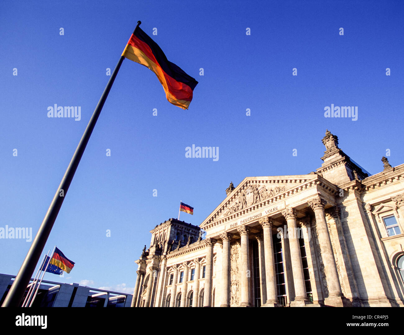 German flag in front of building hi-res stock photography and images ...