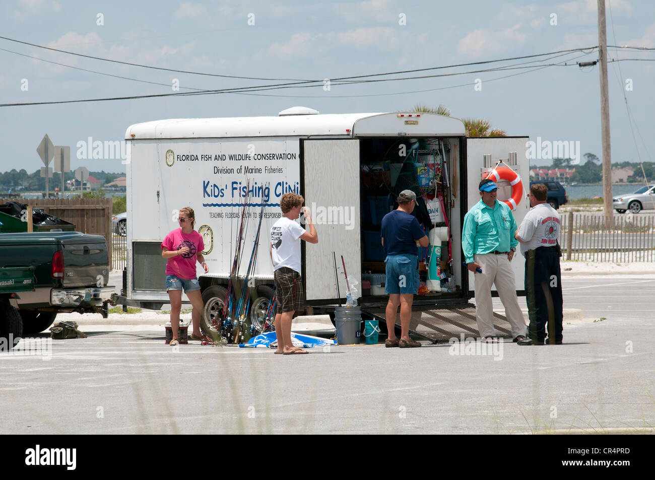 Kids Fishing Clinic educational trailer of Florida Fish & Wildlife ...