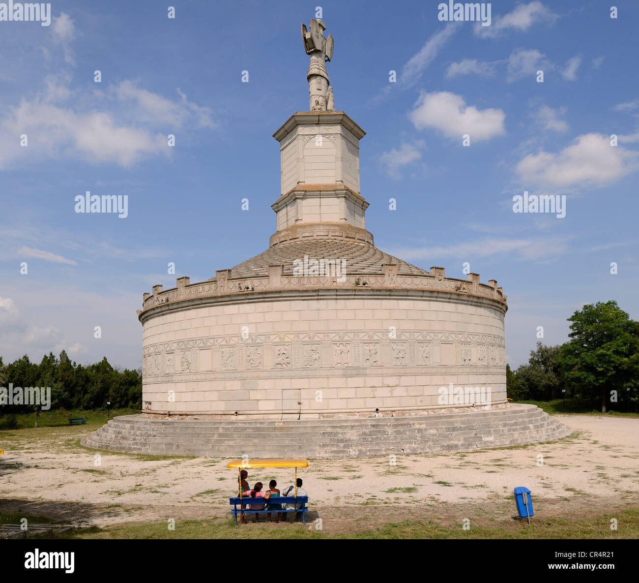 Reconstruction of the Tropaeum Traiani, Adamclisi, Romania, Europe ...