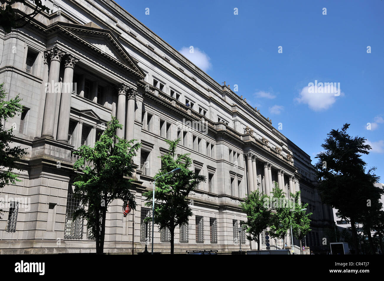 Bank of Japan building on Nihombashi financial district Tokyo Japan ...
