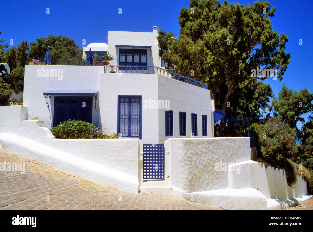 Tunisia, Sidi Bou said, house Stock Photo - Alamy