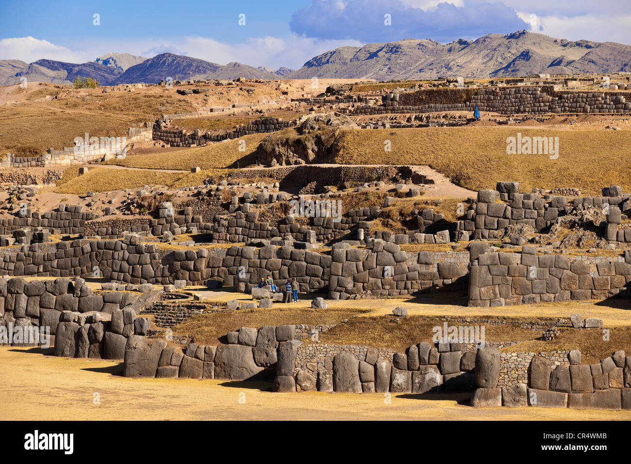 Peru, Cuzco Province, Cuzco UNESCO World Heritage, Sacsayhuaman Temple ...