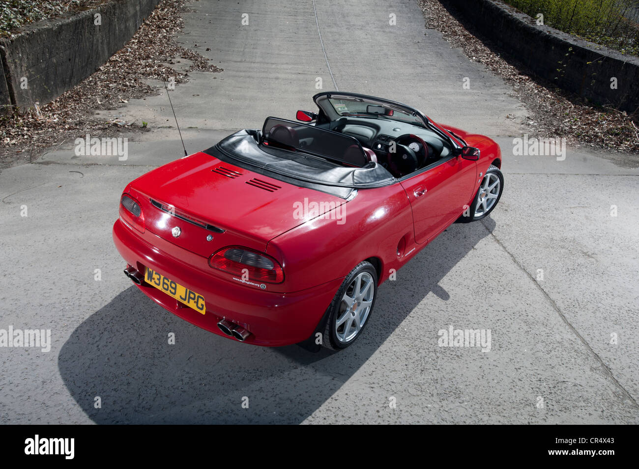 MGF British soft top sports car Stock Photo - Alamy