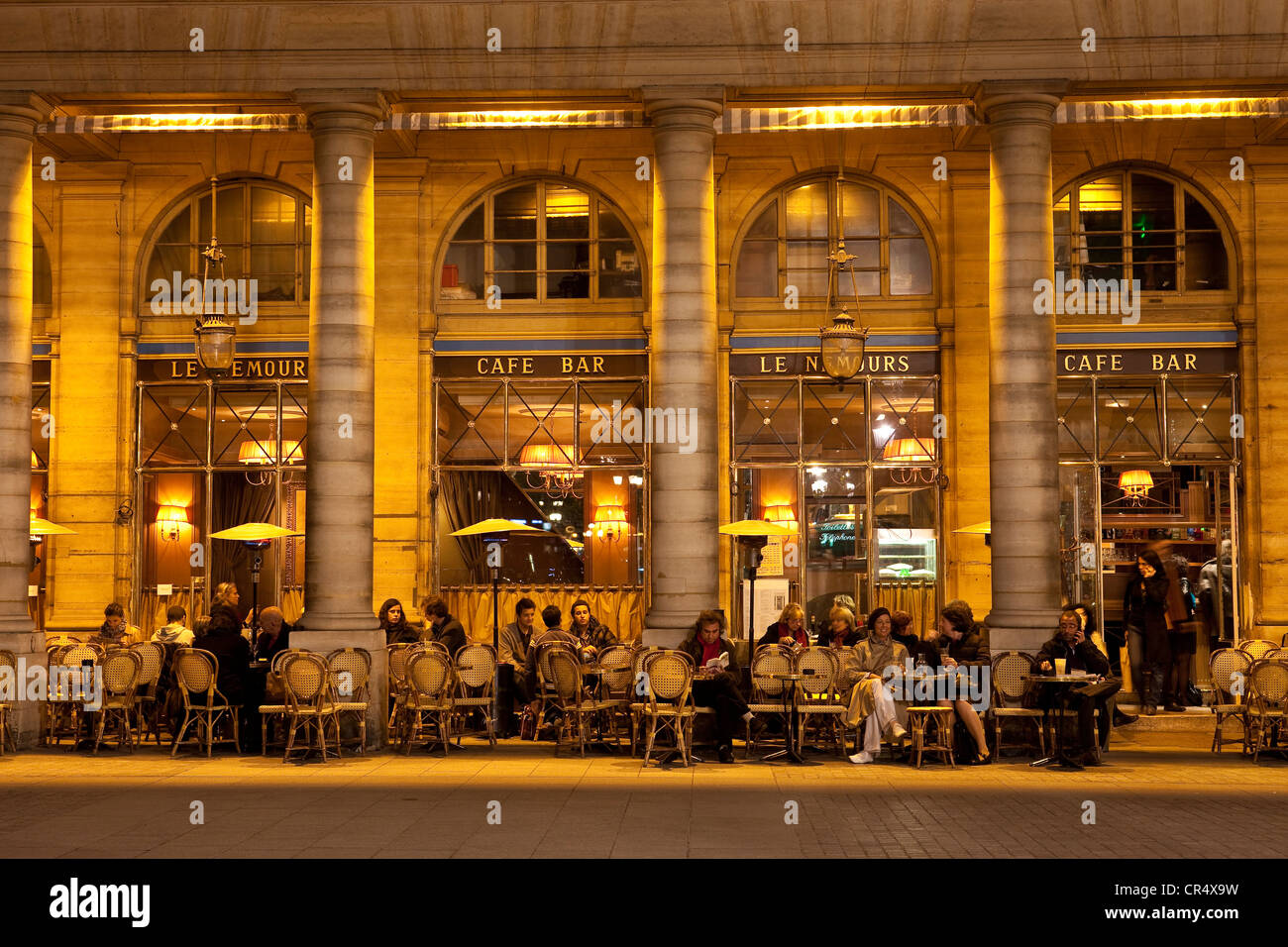 France, Paris, Place Colette, the Cafe Le Nemours Stock Photo - Alamy