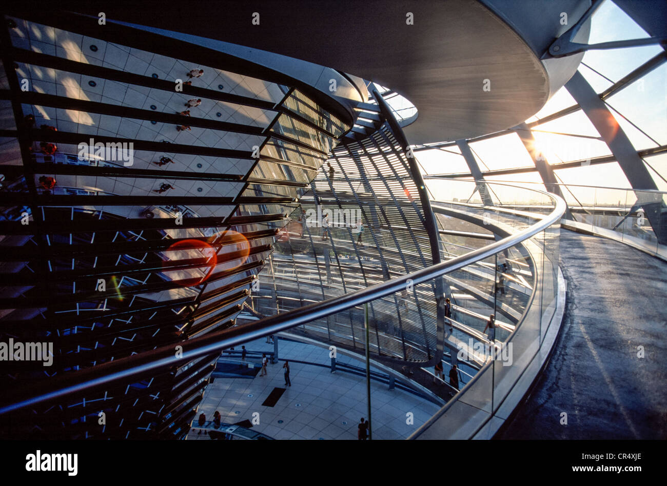 Mirrored Cone Inside The Reichstag Dome High Resolution Stock ...