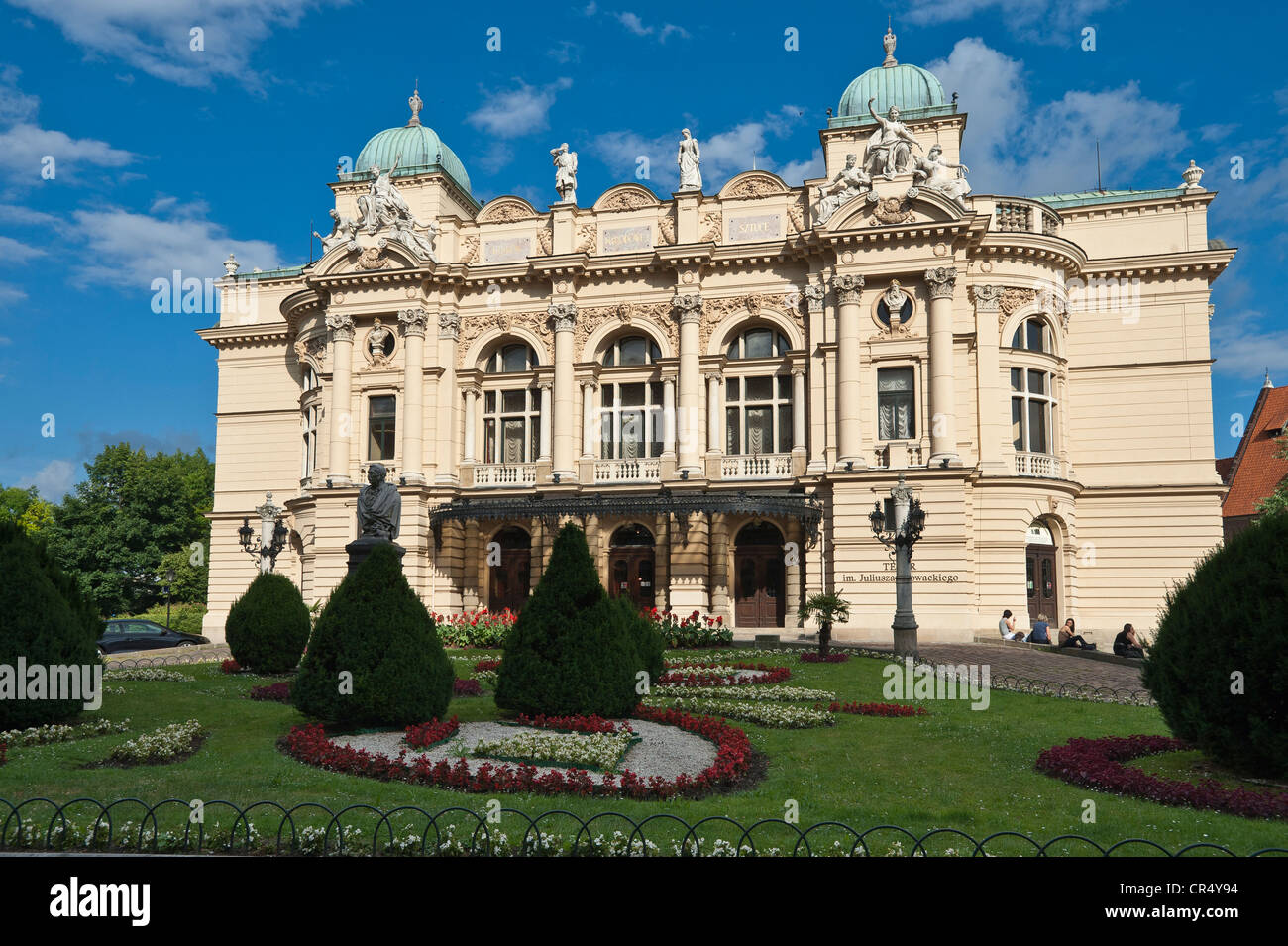 Juliusz Slowacki Theatre, Krakow, Malopolska, Poland, Europe Stock ...