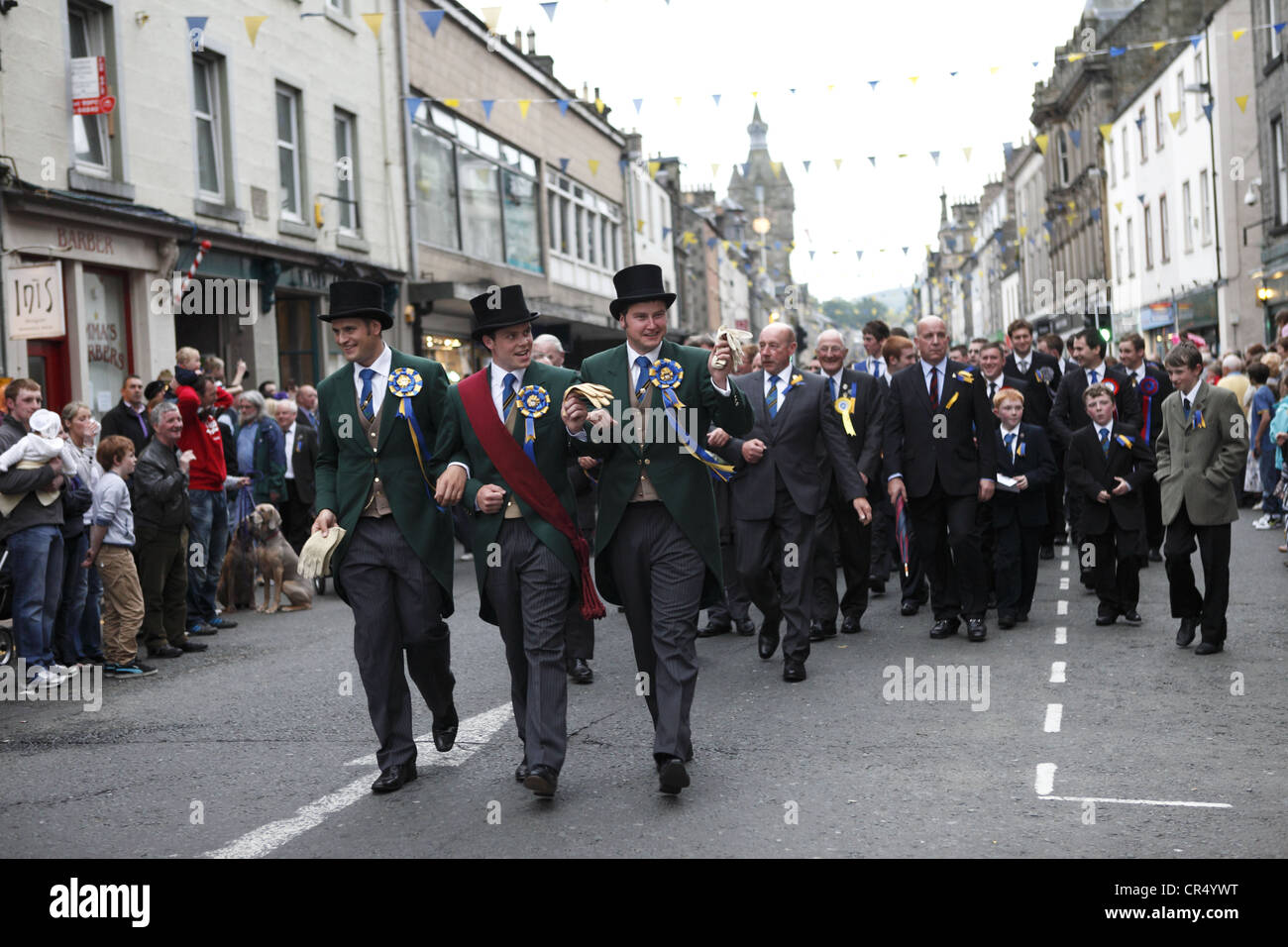 Melrose festival common riding hi-res stock photography and images - Alamy