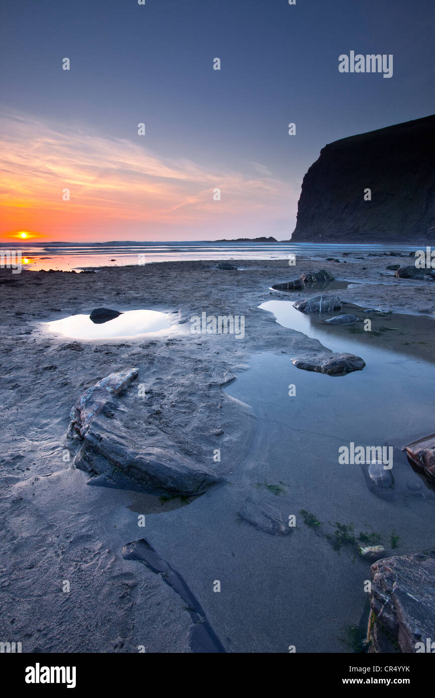 Crackington Haven, Cornwall Stock Photo - Alamy