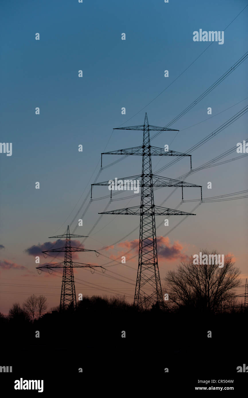 Power poles of europe hi-res stock photography and images - Alamy