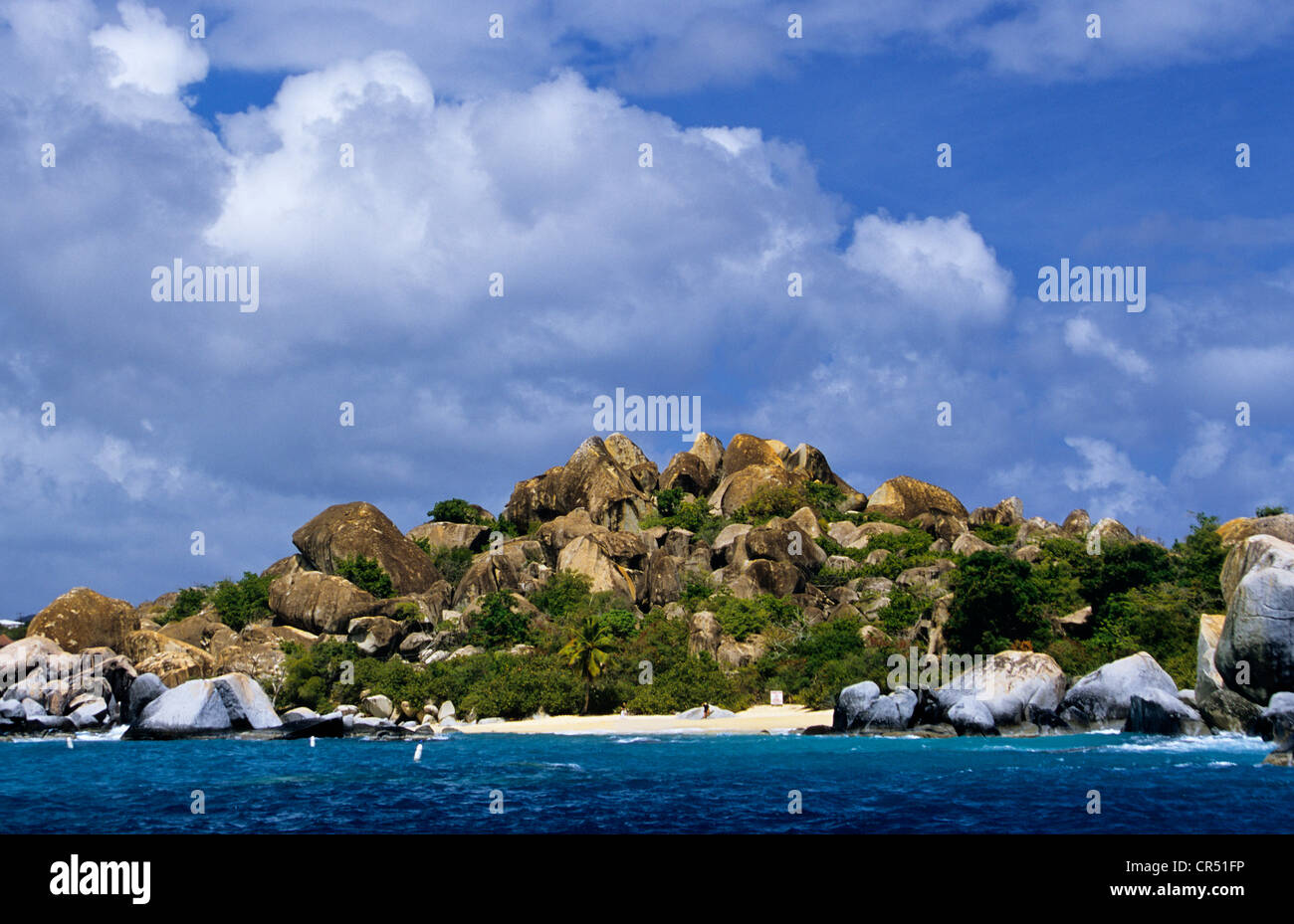 United Kingdom, British Virgin Islands, Virgin Gorda Island, beach and ...