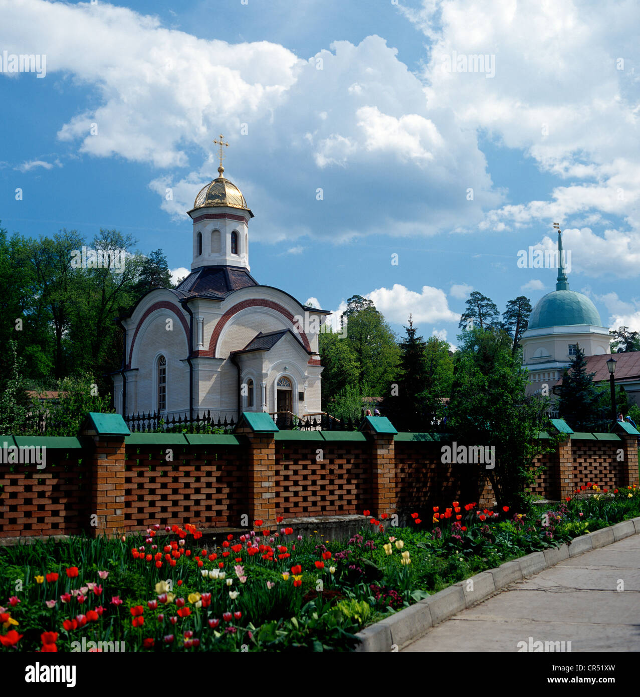 Chapel in Optina pustyn Stock Photo - Alamy