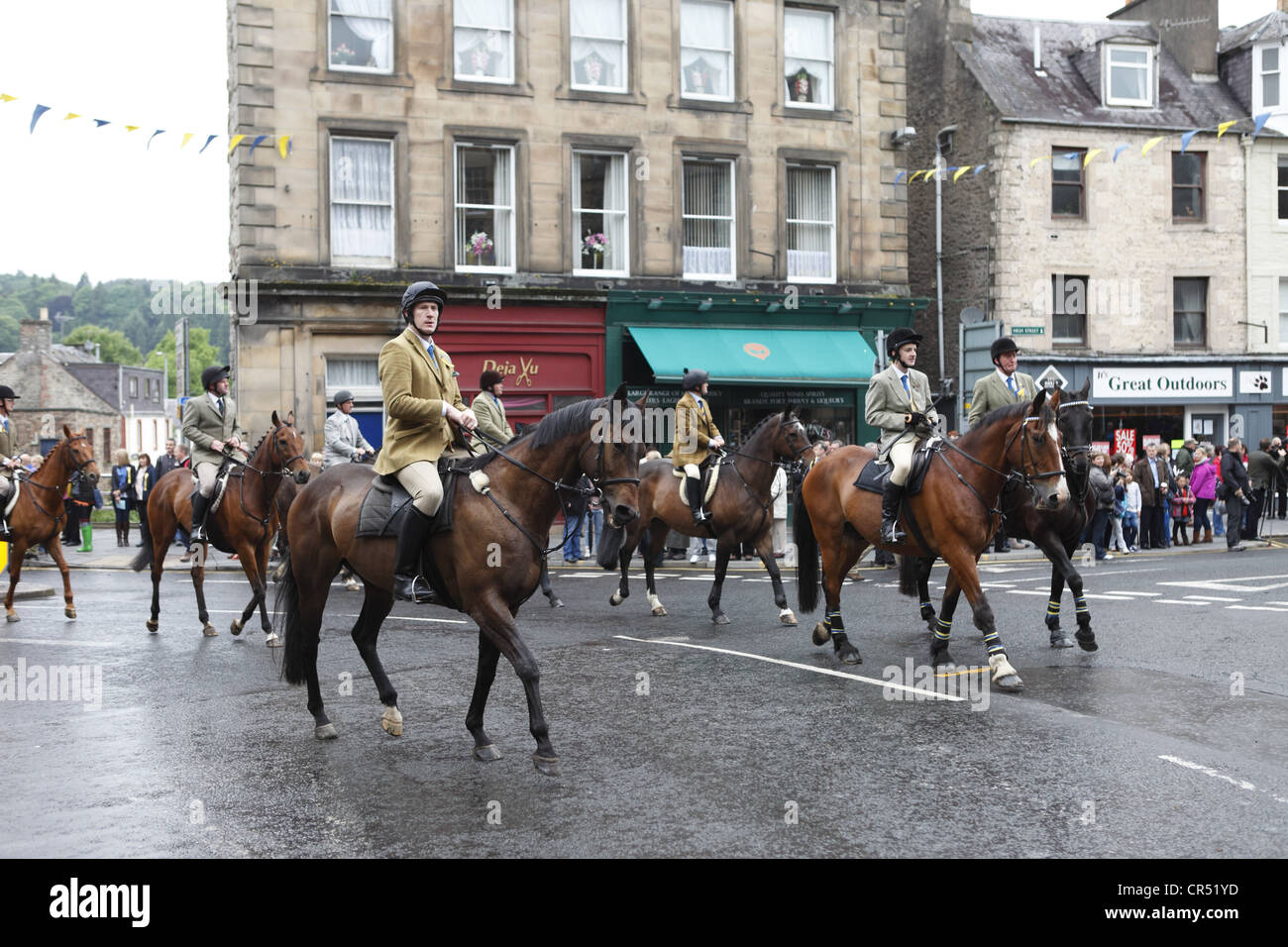 Selkirk common riding hi-res stock photography and images - Alamy