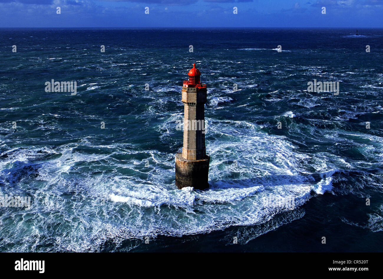 France, Finistere, ile d'Ouessant (Ouessant Island), Lighthouse of ...