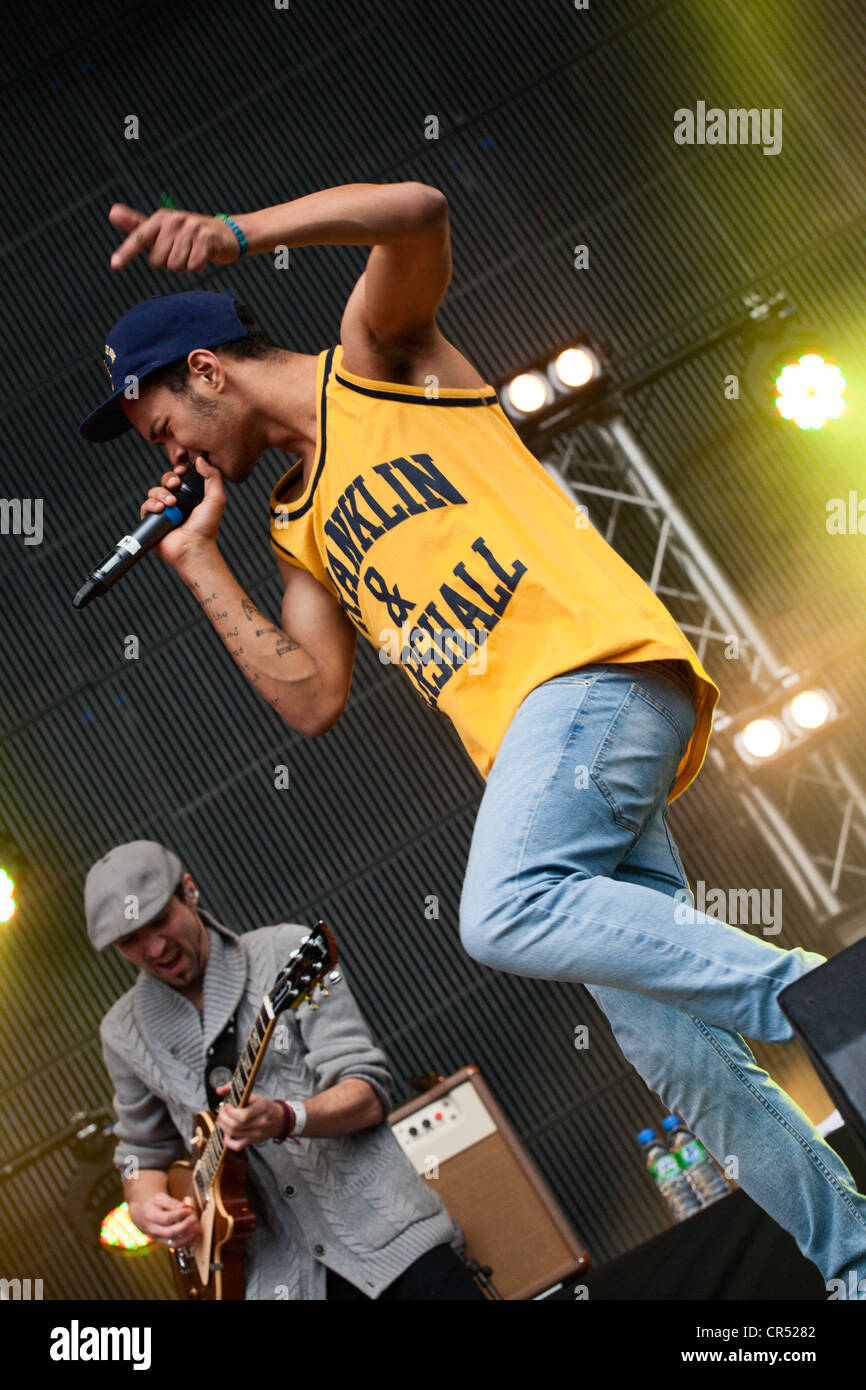Harley Sylvester Alexander Sule of Rizzle Kicks at Evolution Festival ...