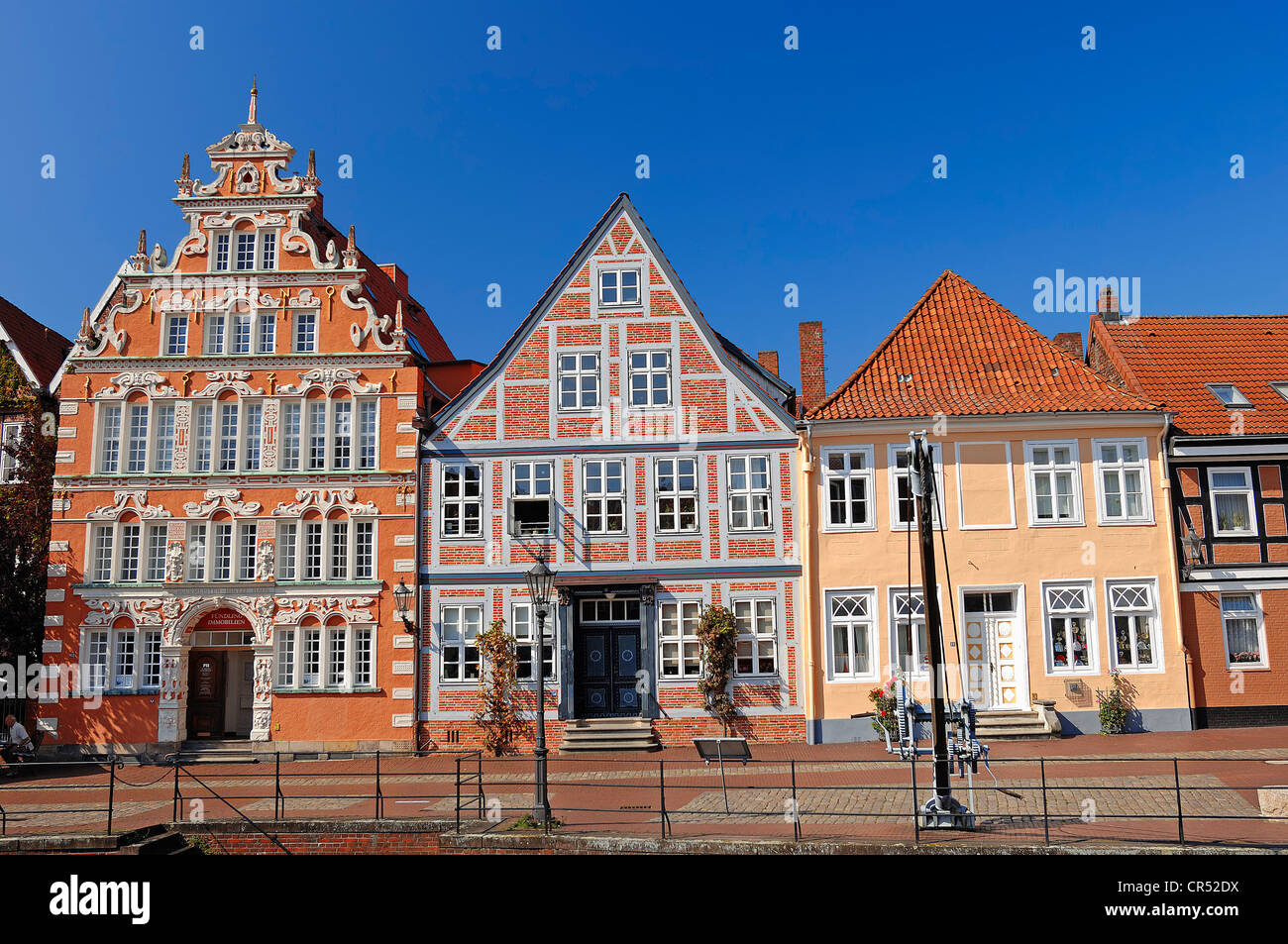 Buergermeister-Hintze-Haus building and houses at the old harbour ...