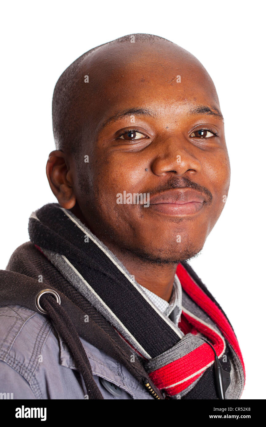 A studio portrait of a young South African man Stock Photo - Alamy