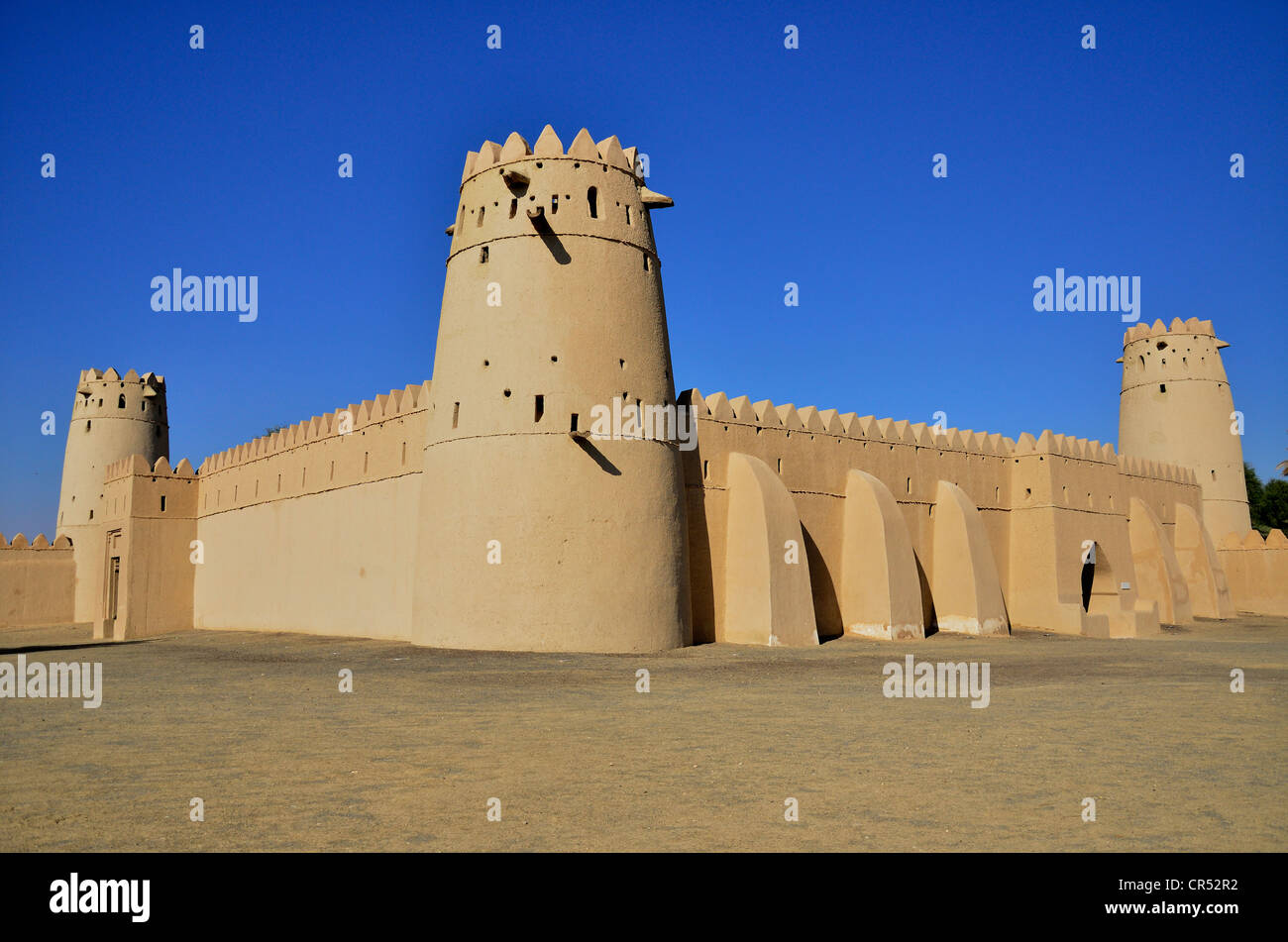 Al-Jahili Fort of Al Ain, Unesco World Heritage Site, Abu Dhabi, United ...