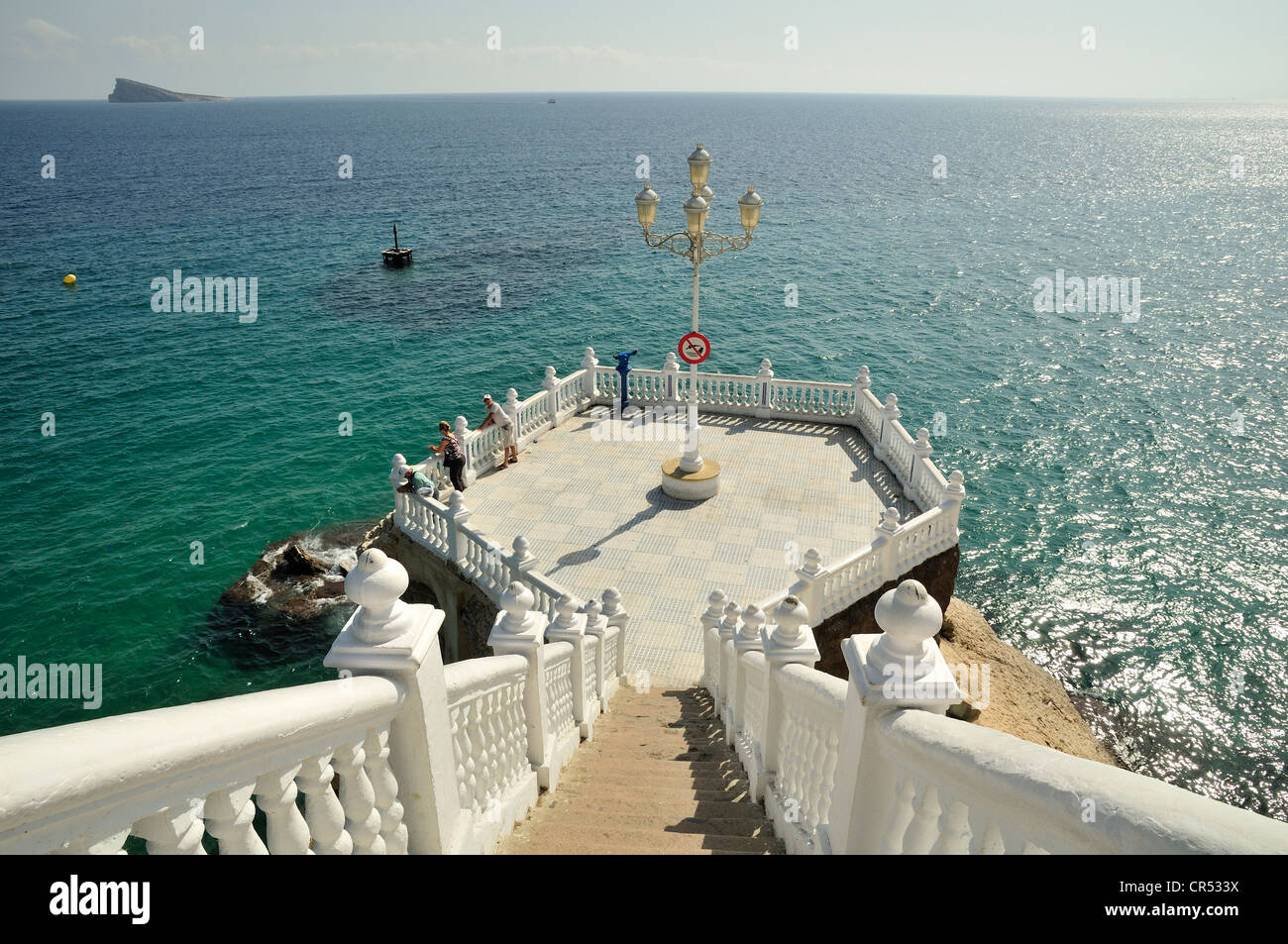 Balcón del Mediterráneo, balcony of the Mediterranean, Benidorm, Costa ...