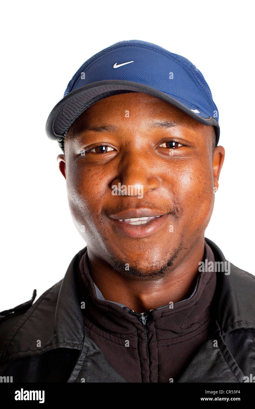 A studio portrait of a young South African man Stock Photo - Alamy
