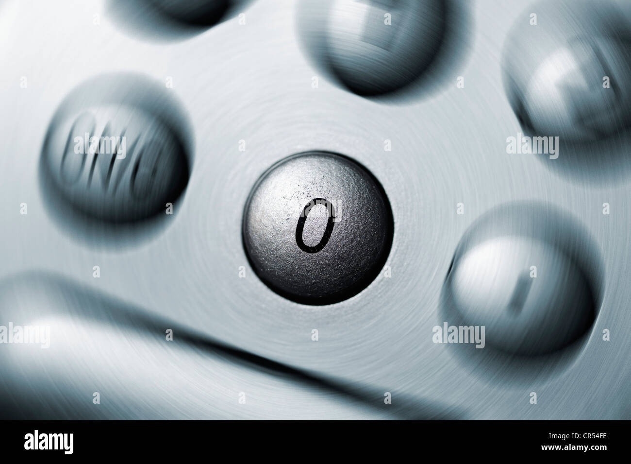 Zero key of a calculator Stock Photo - Alamy