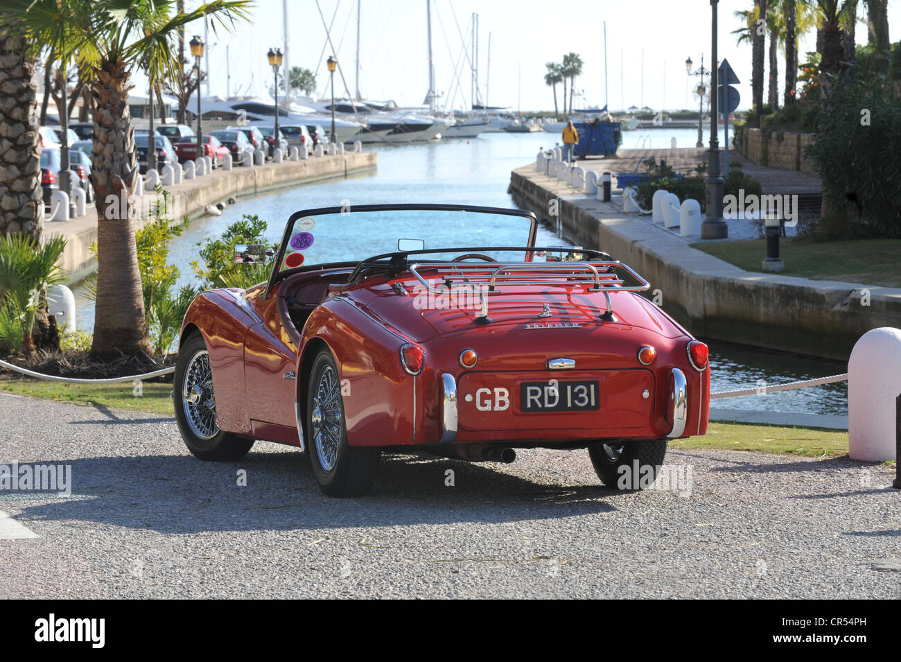Triumph TR3 classic British open top sports car Stock Photo - Alamy