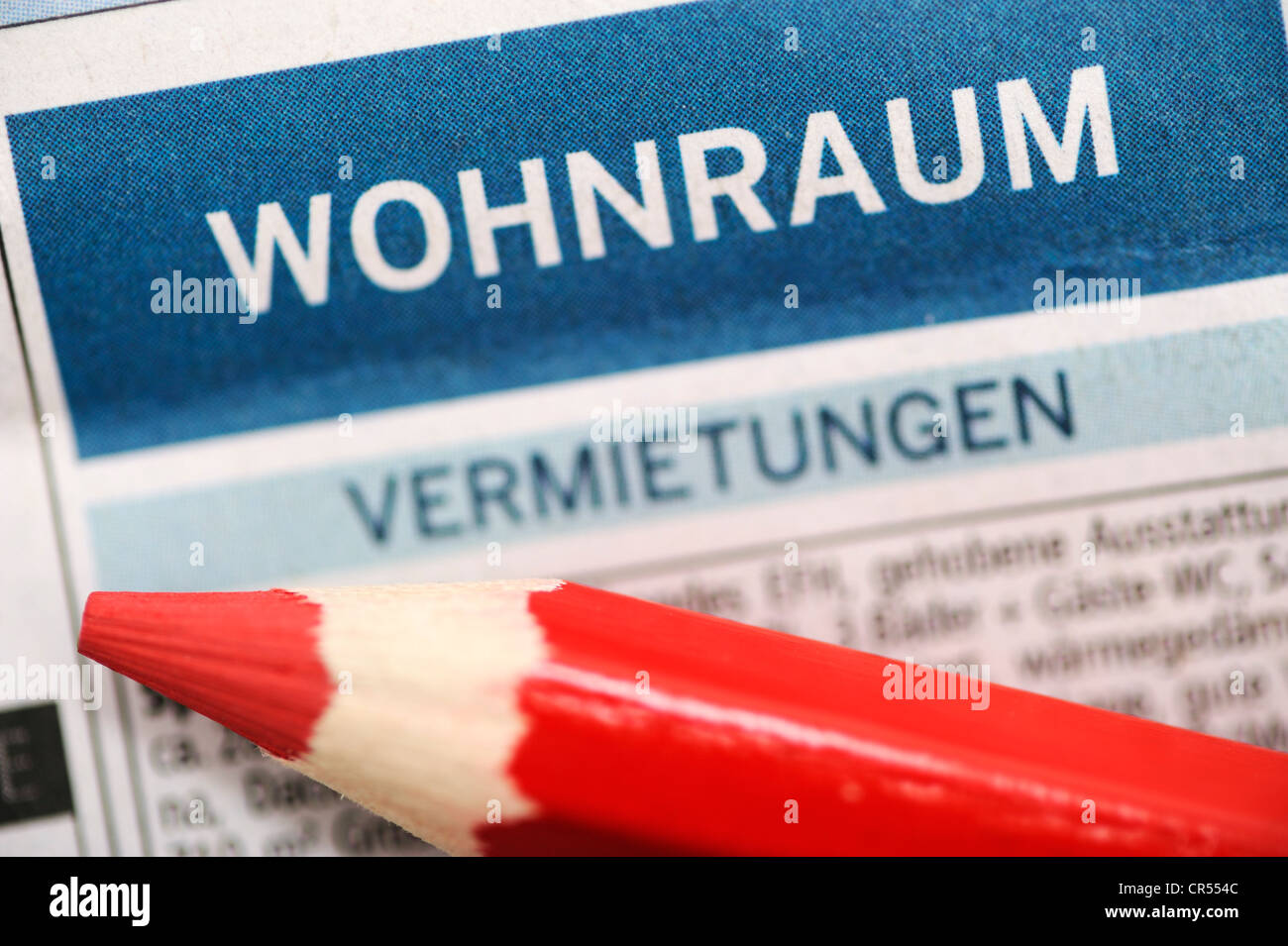 Advertisements housing hi-res stock photography and images - Alamy