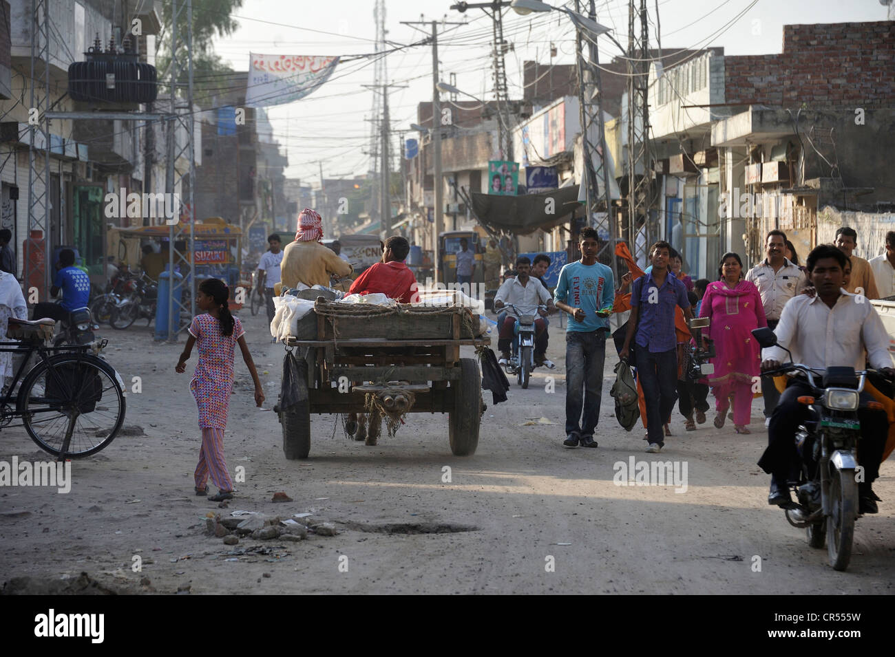 Street scene, Christian quarter of Youhanabad, Lahore, Punjab, Pakistan ... Street scene, Christian quarter of Youhanabad, Lahore, Punjab, Pakistan ...