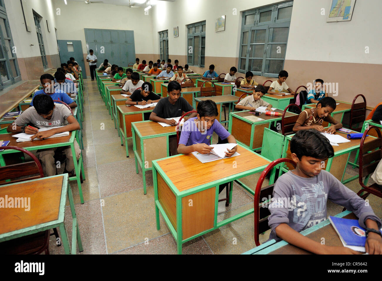 School teaching in a middle school, Youhanabad, Lahore, Punjab ...