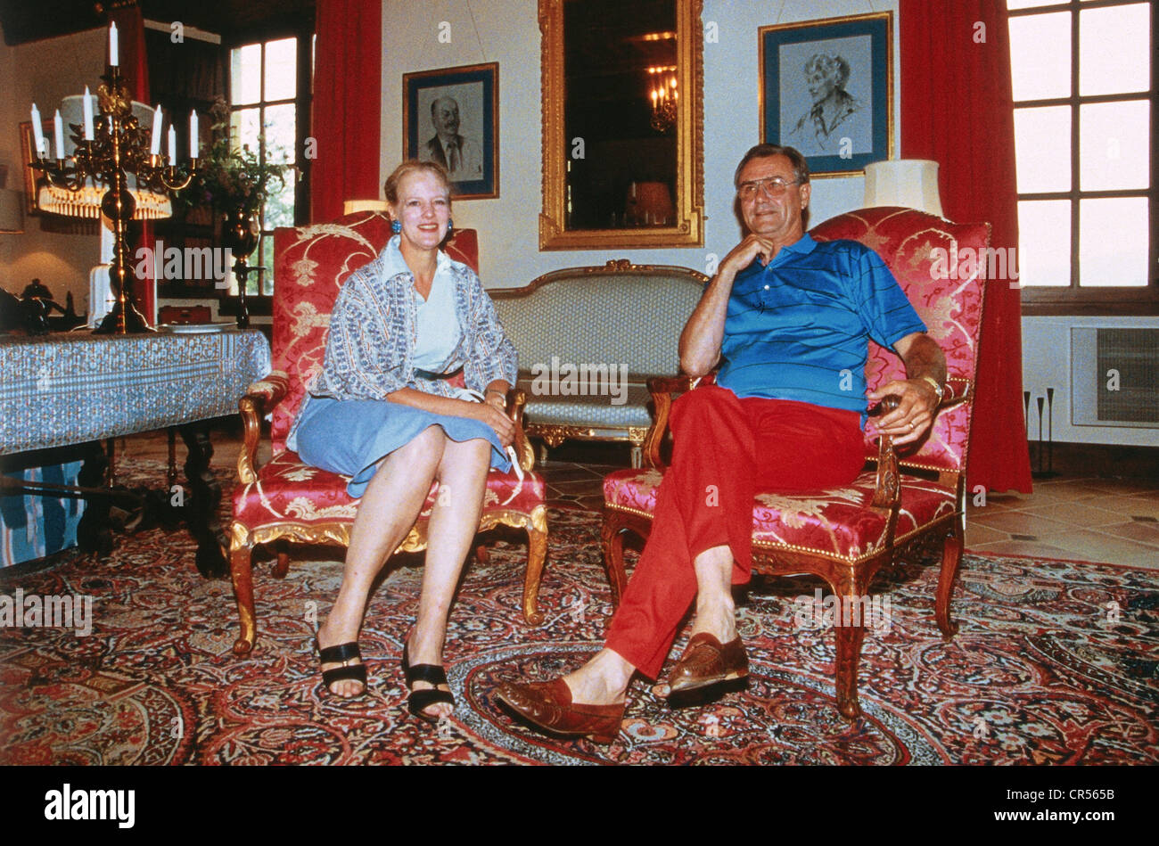 Queen margrethe ii 1972 hi-res stock photography and images - Alamy