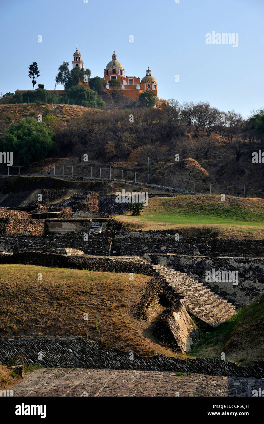 Pyramid of cholula hi-res stock photography and images - Alamy