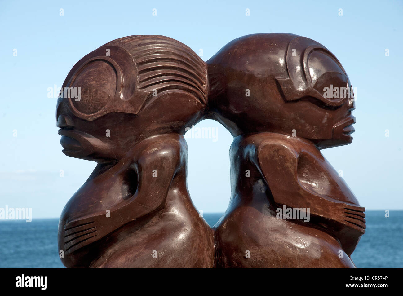 Marquises French Polynesia Pacific tiki Stock Photo - Alamy