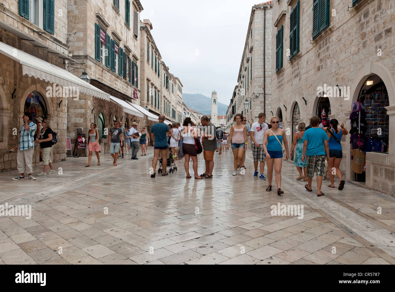 Dubrovnik old town unesco world heritage site hi-res stock photography ...
