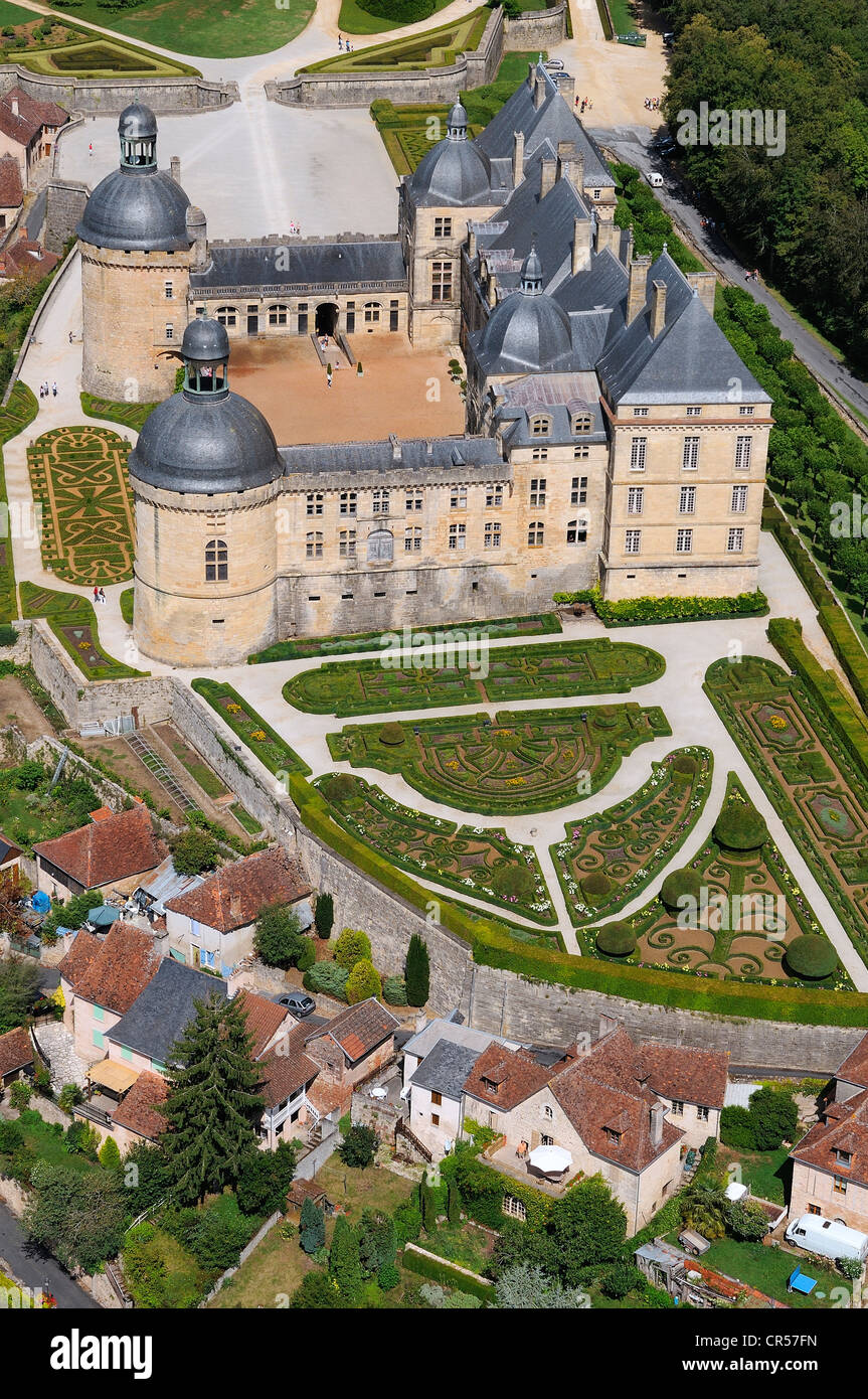 Hautefort castle perigord noir france hi-res stock photography and ...