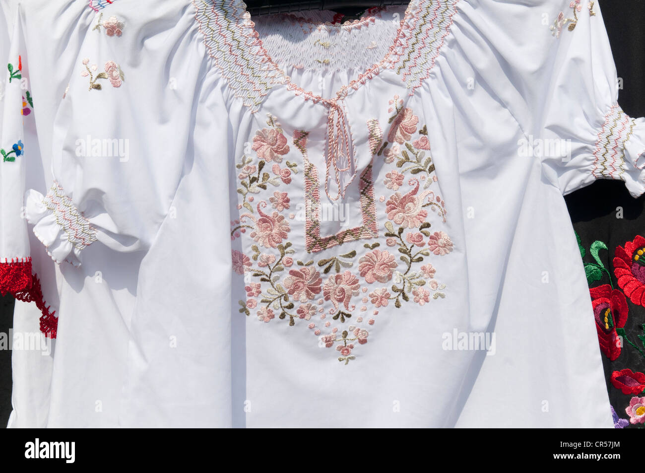 Traditional items sold as souvenirs in city of Budapest in Hungary ...
