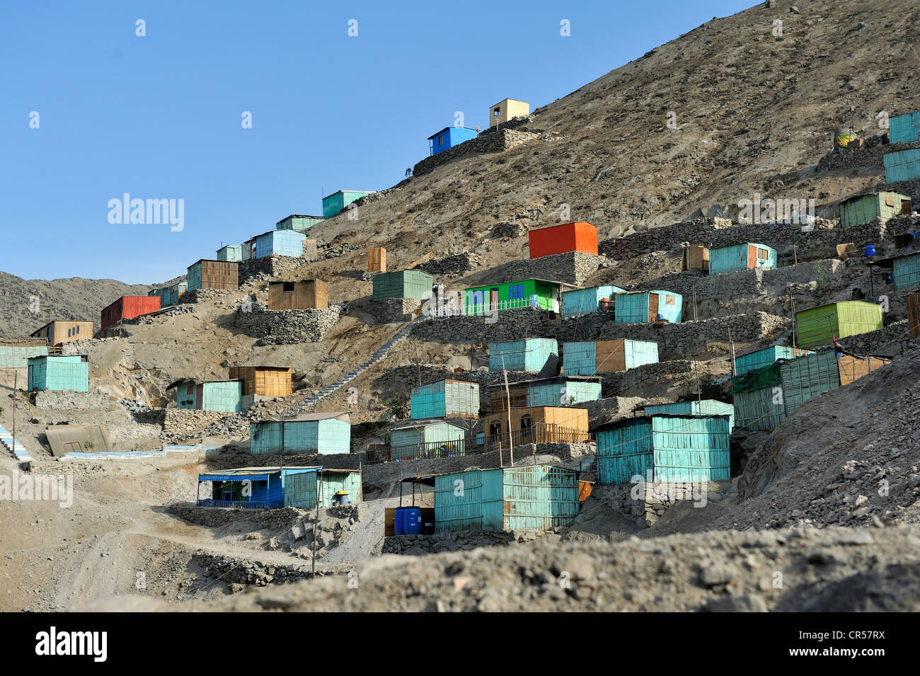 Brightly colored cabins hi-res stock photography and images - Alamy
