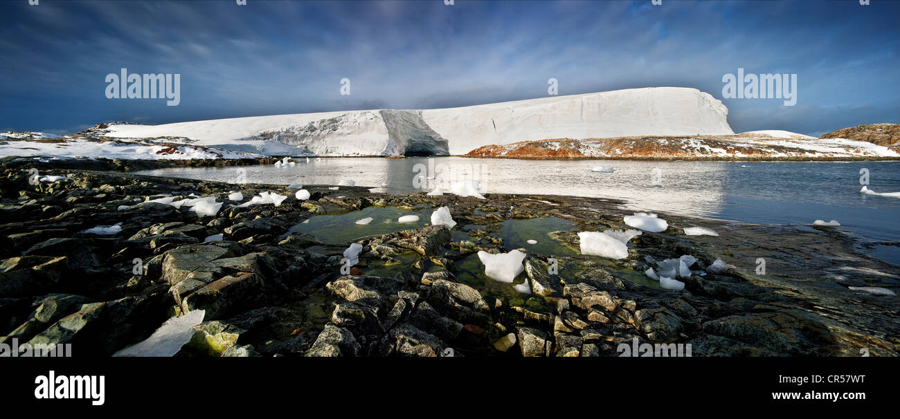 Ice and rocks, Antarctic Region, Antarctica Stock Photo - Alamy