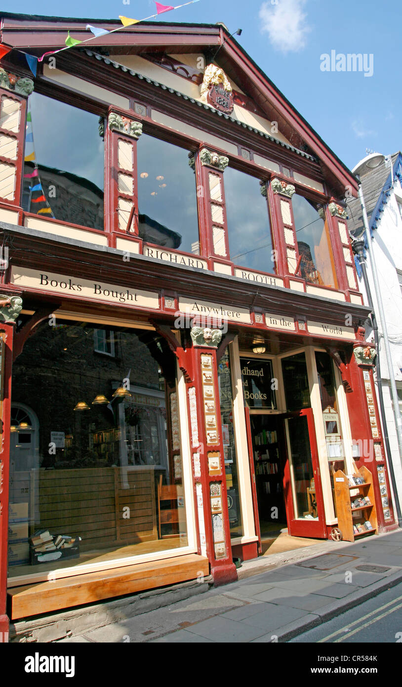 Richard Booth book shop Hay-on-Wye Powys Wales UK Stock Photo - Alamy