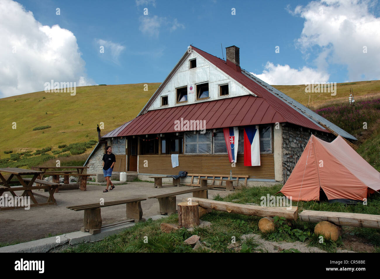 Mountain hut in the Tatra mountains, Slovakia Stock Photo - Alamy