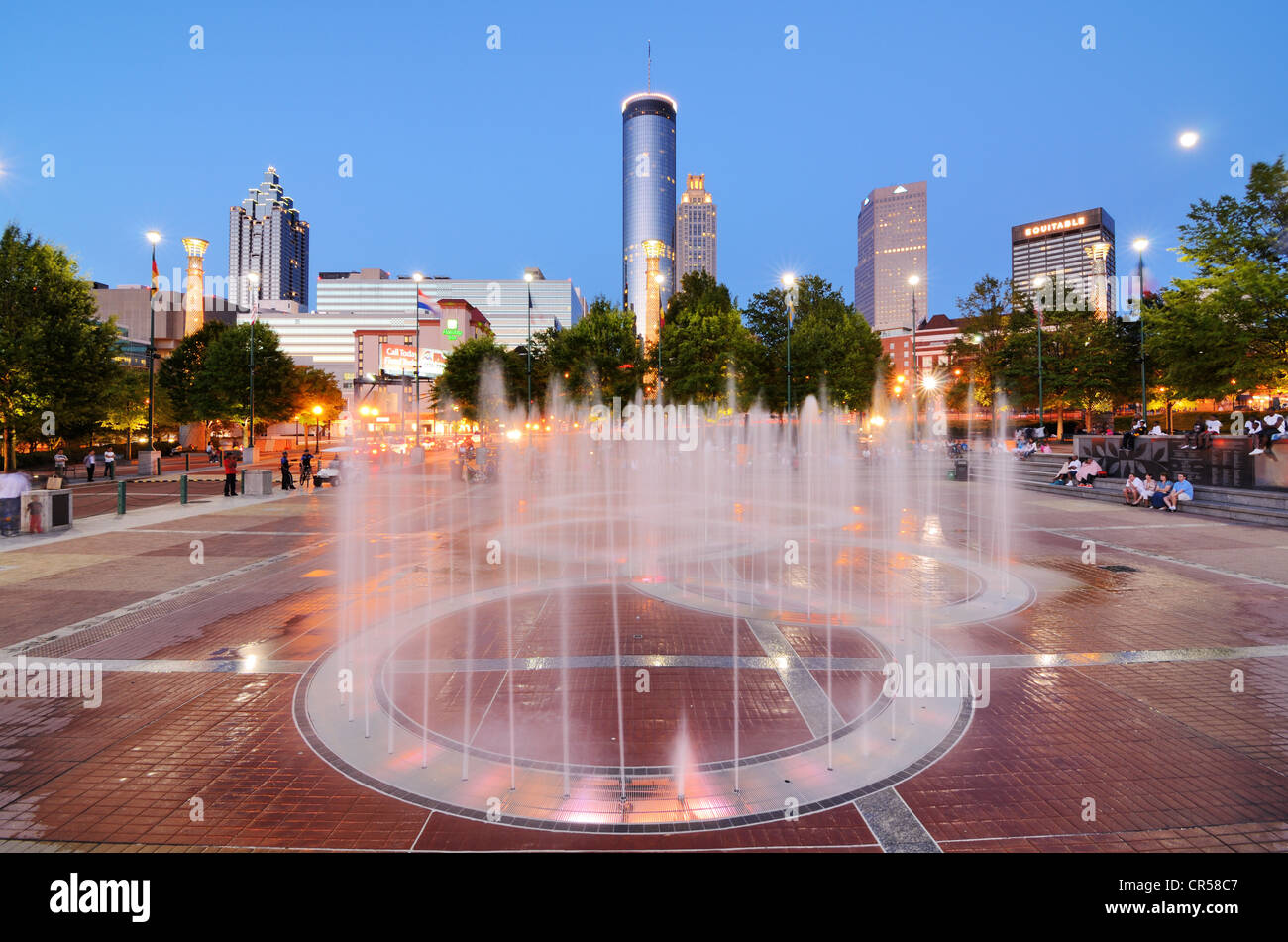 Centennial Olympic park in Atlanta, Georgia Stock Photo - Alamy
