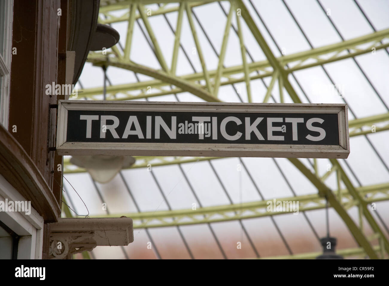Victorian railway sign hi-res stock photography and images - Alamy
