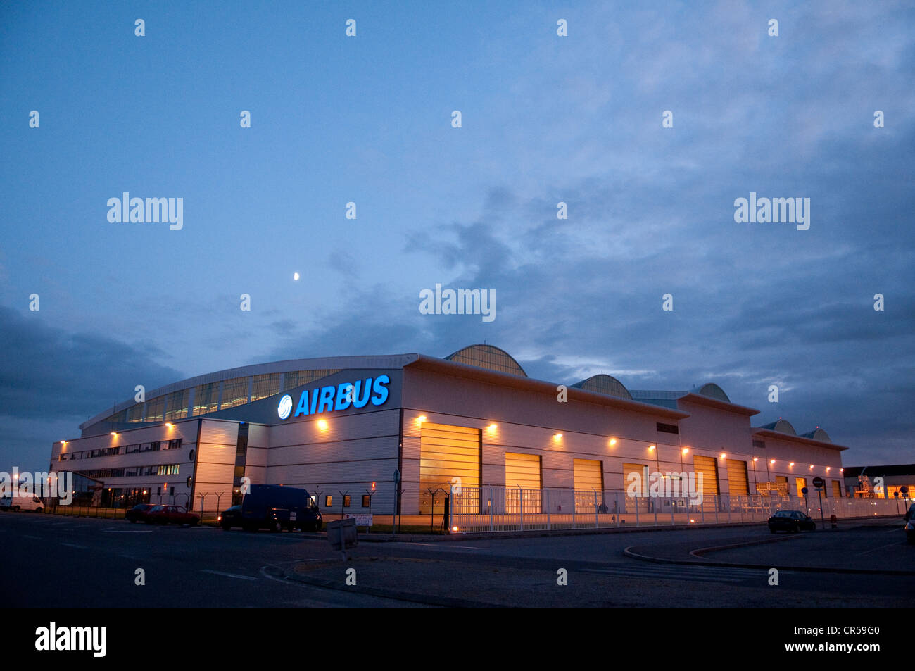 France, Loire Atlantique, Saint Nazaire, Airbus site of Gron Stock ...