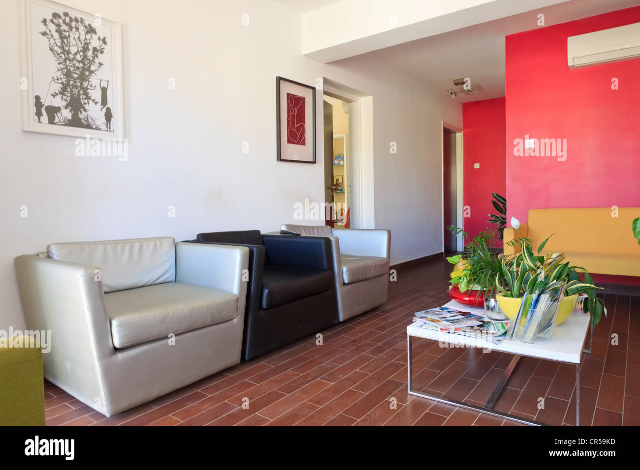 Modern fresh looking cabinet interior Stock Photo - Alamy