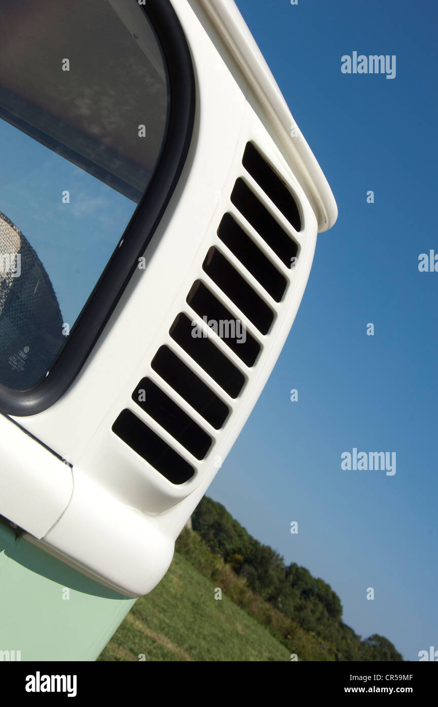Bay window VW camper van Stock Photo - Alamy