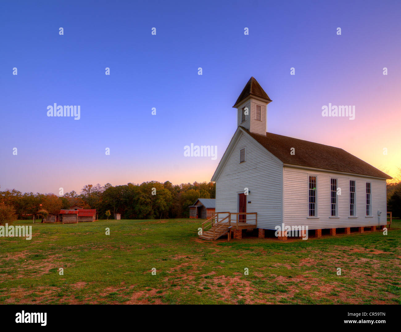 old southern baptist chapel Stock Photo - Alamy