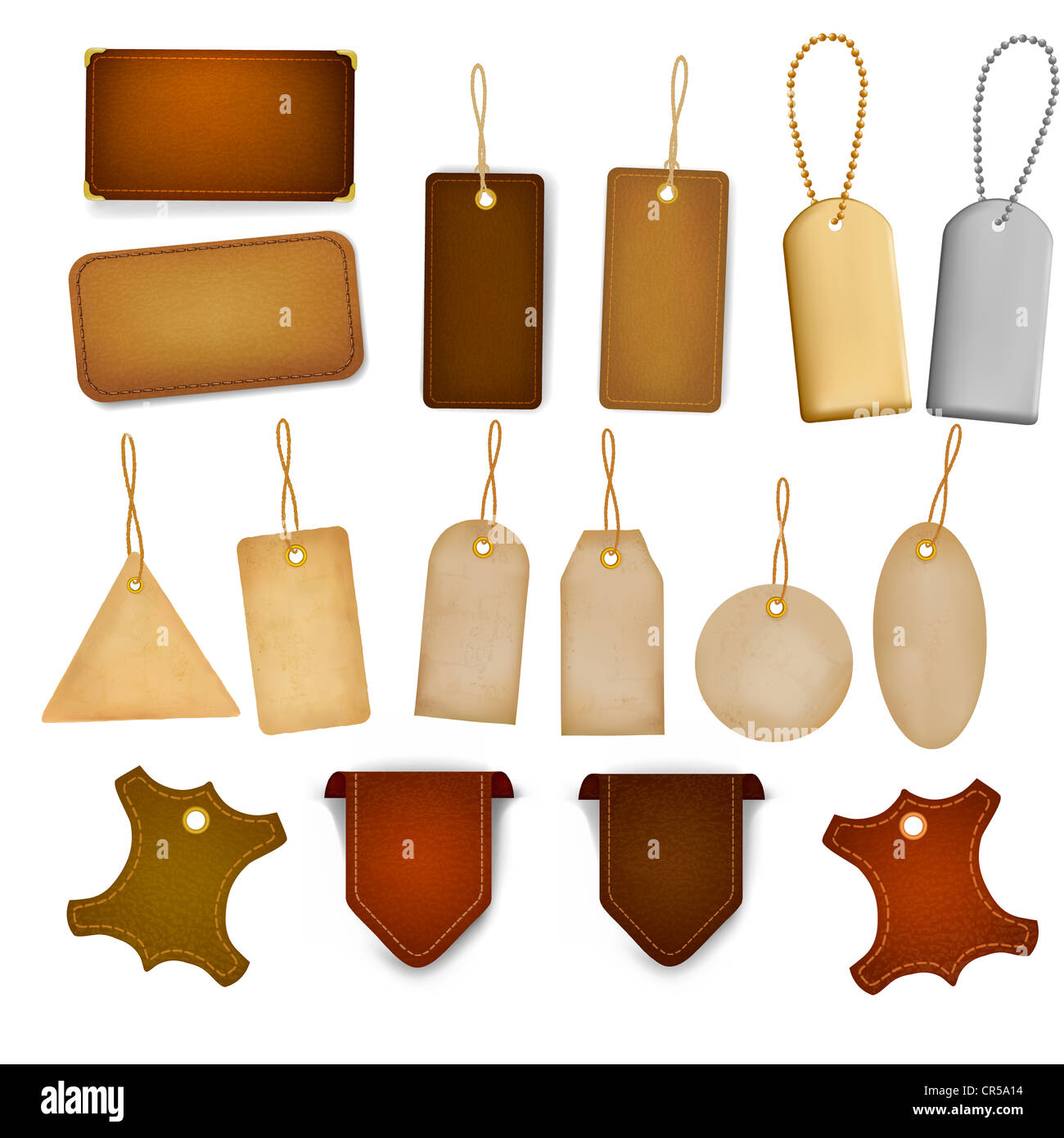 Big set of different labels Stock Photo - Alamy