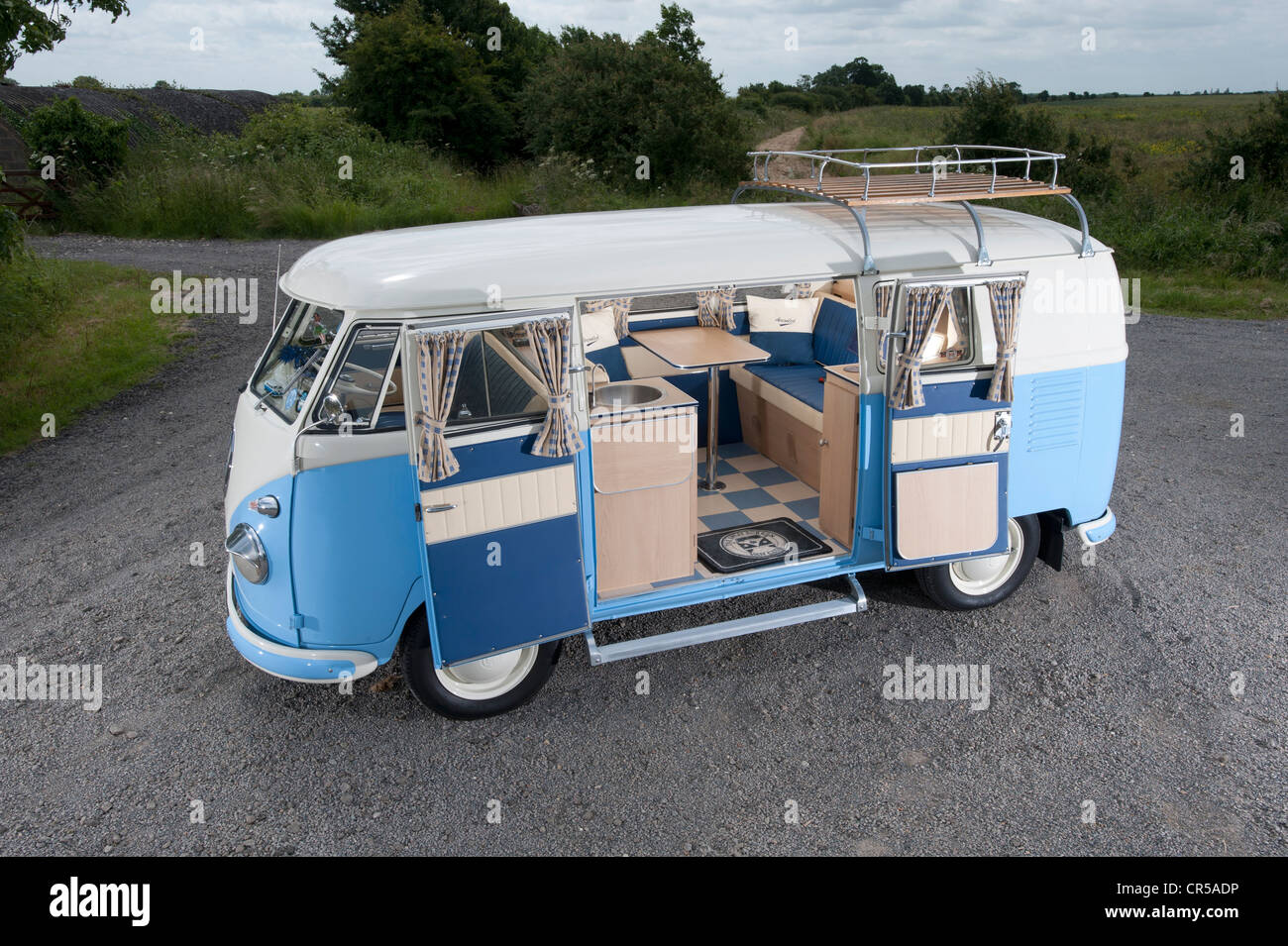 VW Volkswagen split screen campervan Stock Photo - Alamy