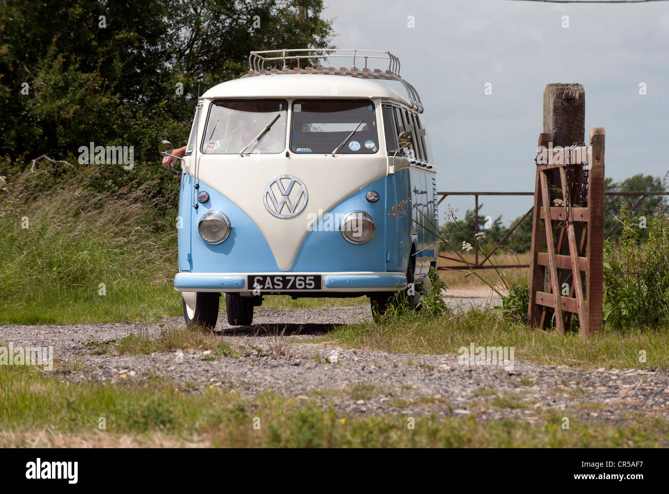 VW Volkswagen split screen campervan Stock Photo - Alamy