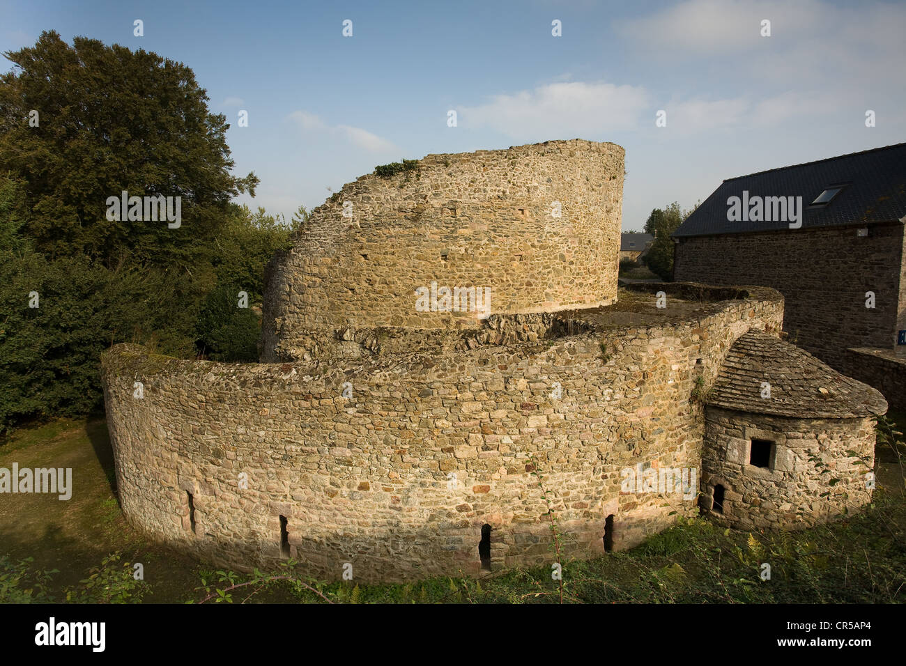 France, Cotes d'Armor, Lanleff, Lanleff Temple of primitive roman style ...