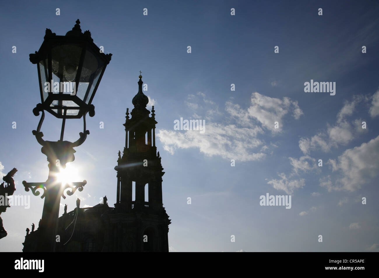 The Hofkirche from Bruhl Terrace, known as the Balcony of Europe ...