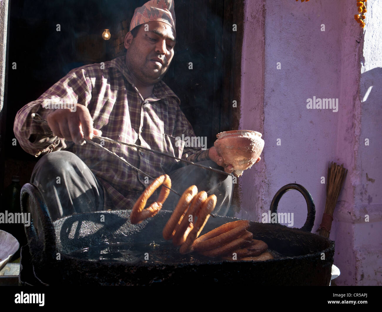 The traditional breakfast for nepali people hi-res stock photography ...